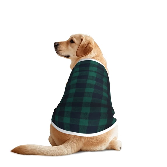 Black Watch Plaid Pattern Dog T Shirts Vest for Dogs Fit - Spring ...