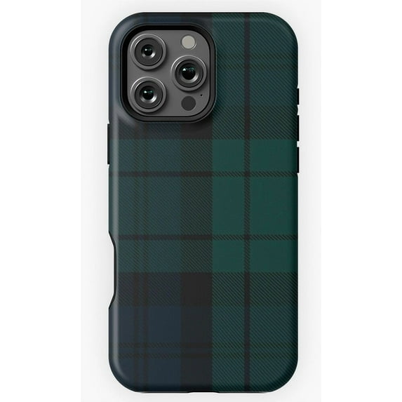 Black Watch Tartan Plaid Pattern Design Phone Case for iPhone 11 12 13 ...