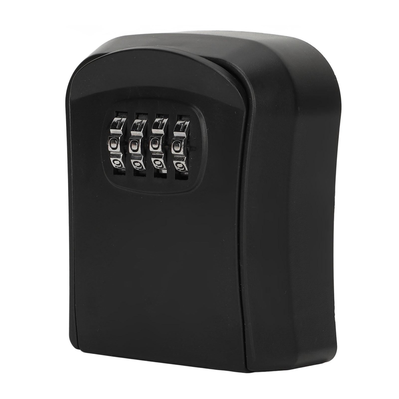 Black Waterproof 4 Digit Combination Lock Box Wall Mounted Key Storage ...