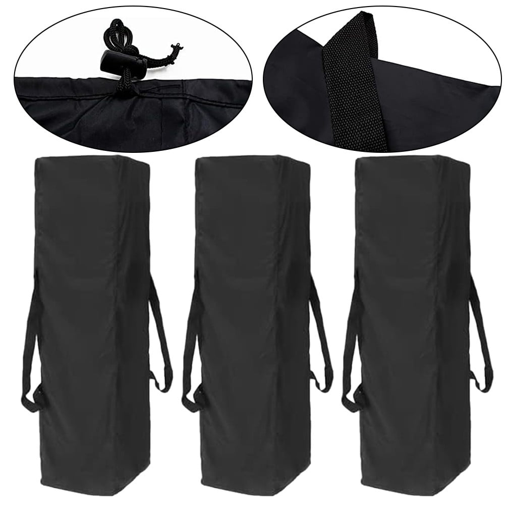 Black Waterproof Canopy Tent Storage Bag with Drawstring and Two Hand ...