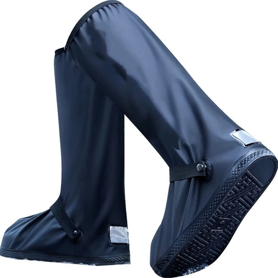 Black Waterproof Rain Boot Shoe Cover Waterproof Shoe Covers For Rain ...