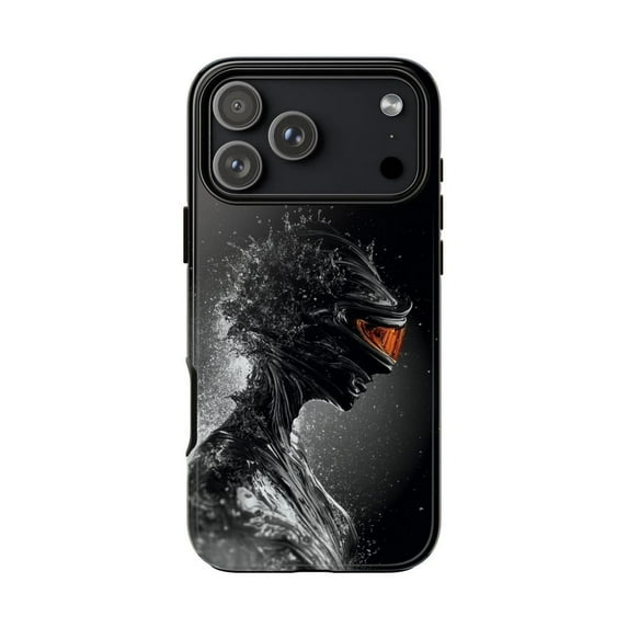 Black Wave Fluid Void Seeker Abstract Flow with iPhone 17 to 11 Pro Max ...