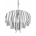 Black Wave Lines Round Outdoor Tablecloth with Umbrella Hole Art ...