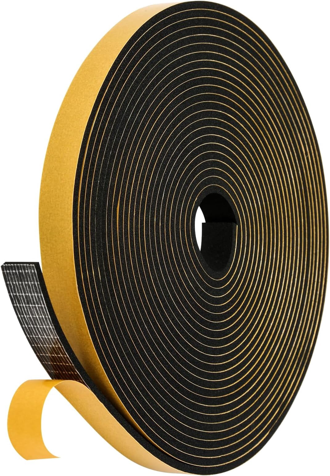 Black Weather Stripping Door Seal Strip (3/5 Inch X 1/8 Inch X 26Feet ...