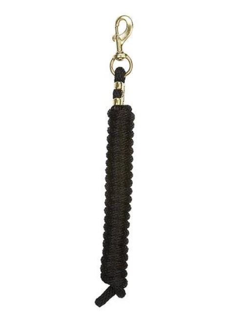Black Weaver Tack Horse Poly Lead Rope W/ Solid Brass 225 Snap ...
