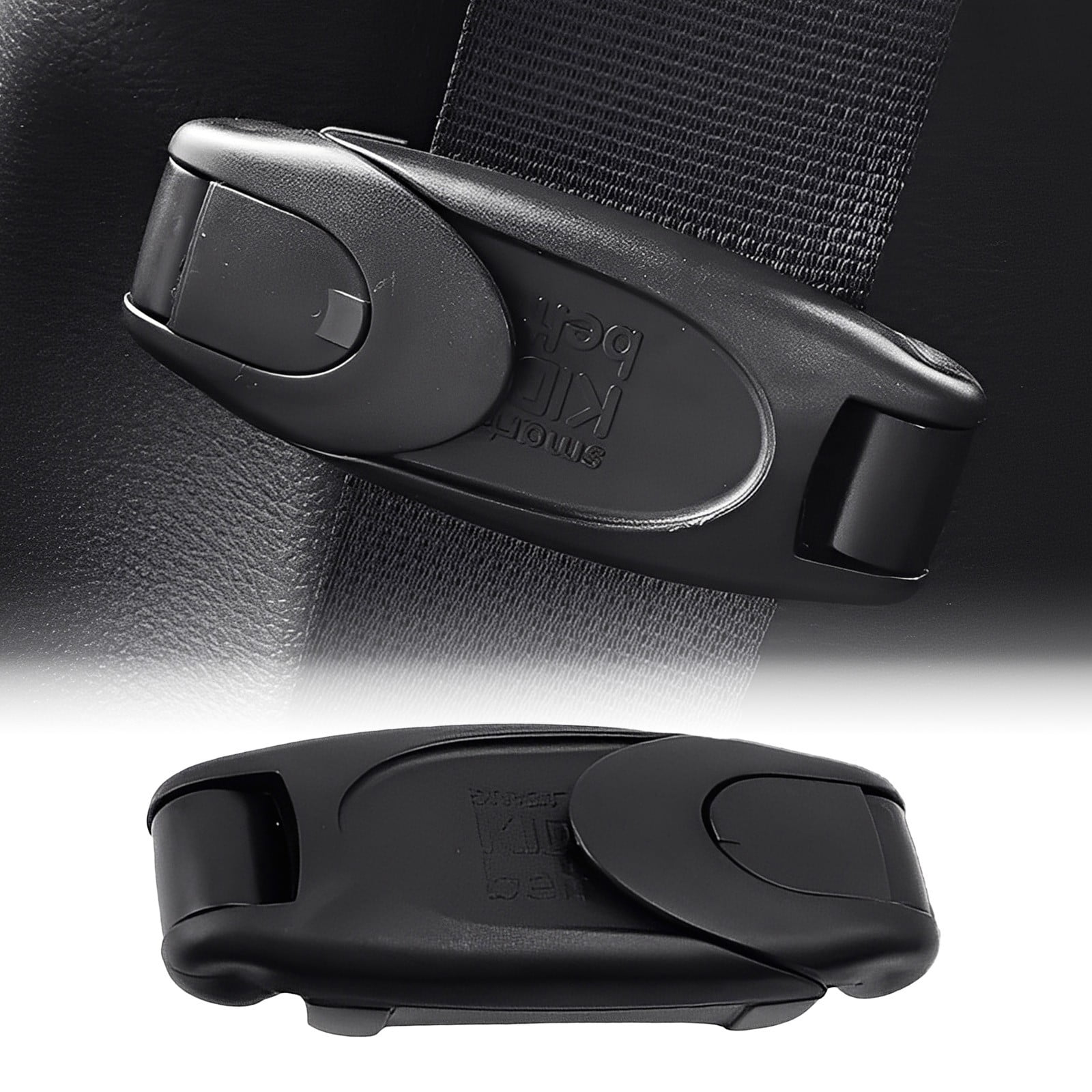 Black Webbing Seat Safety Buckle/ Adjustable Belt Clip Car Belt Clip ...