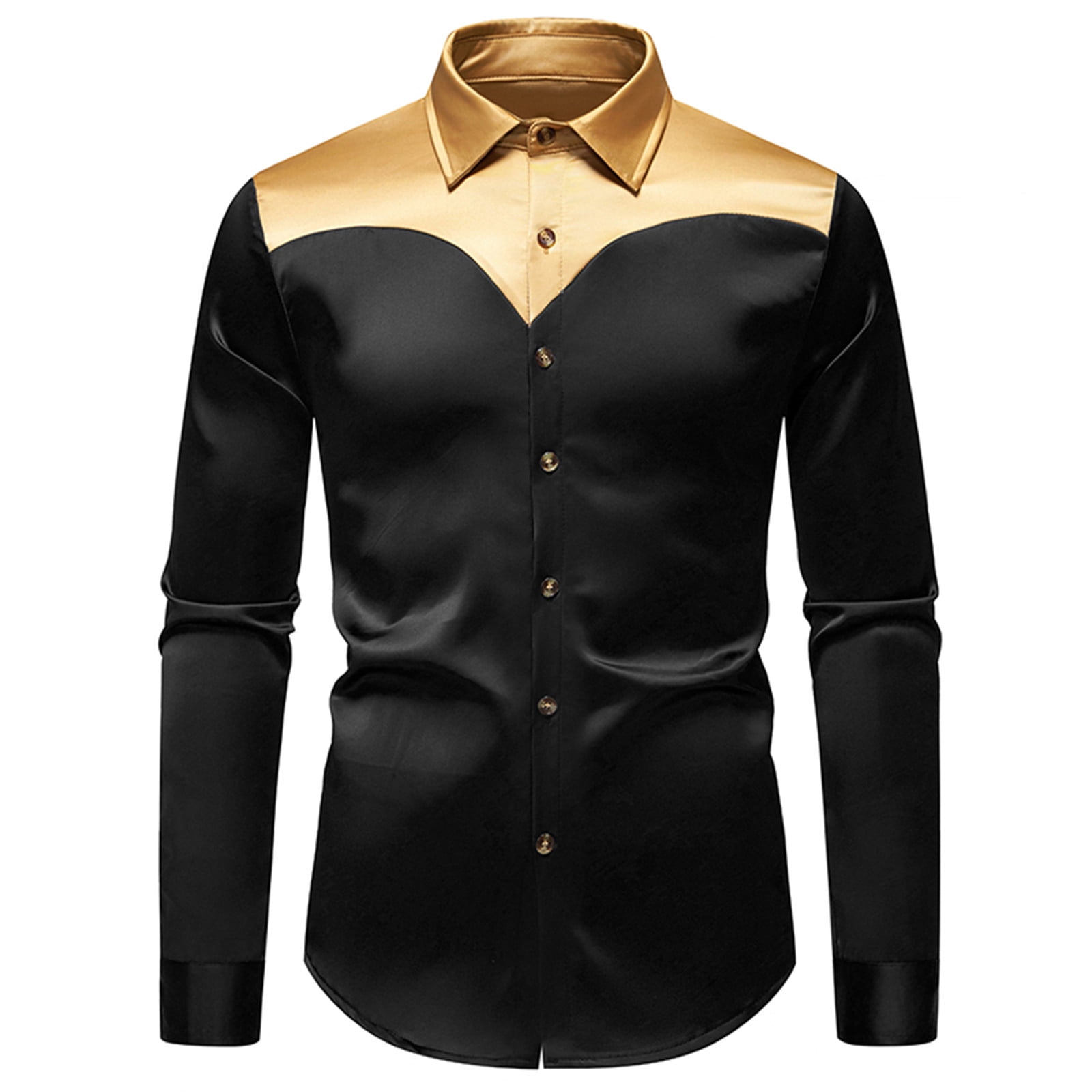 Black Wedding Guest Formal Prom Party Evening Tee Shirts for Man Fall ...