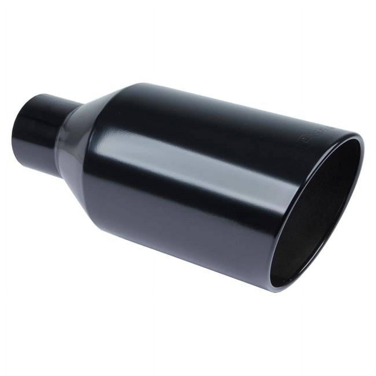 Black Weld-On Exhaust Tip - 4 x 8 x 18 in. - Walmart.com