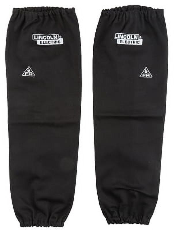 Black Welding Sleeves Protective Slip On Sleeves Elastic Cuffs At E ...