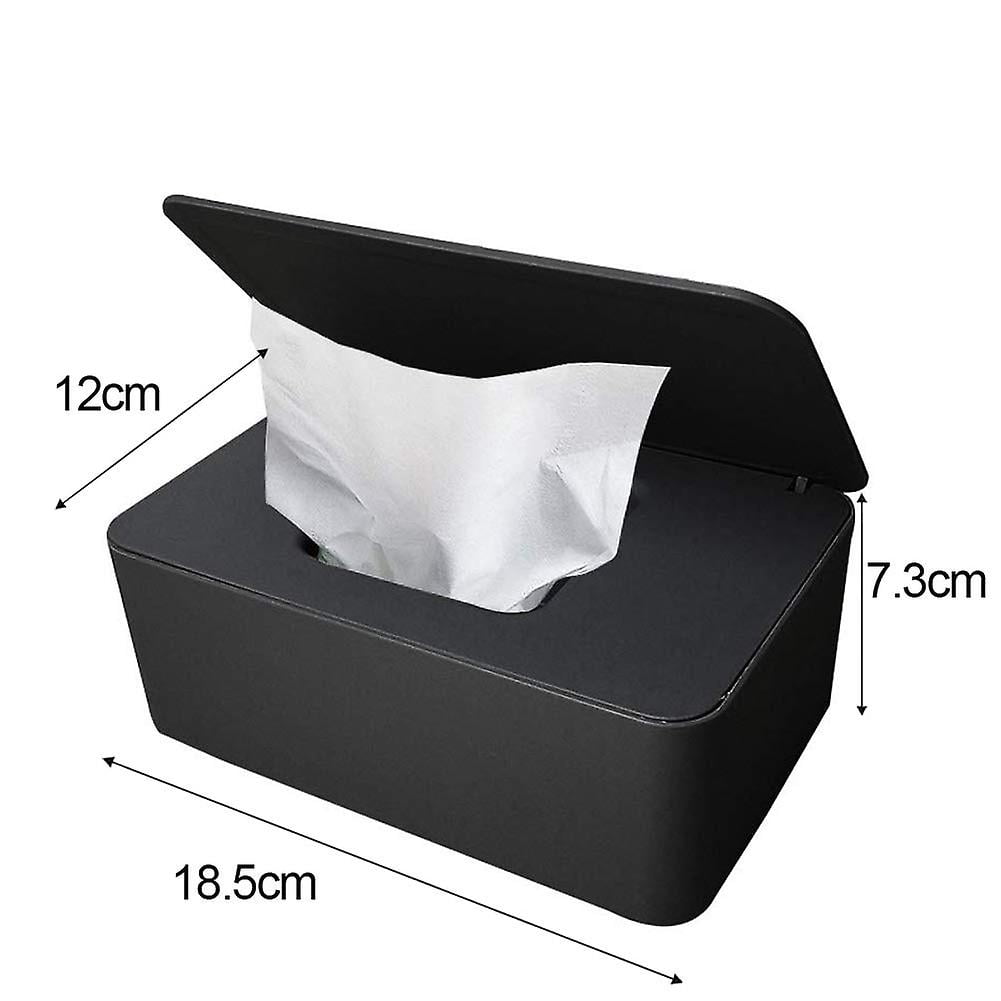 Black Wet Tissue Storage Box - Wipes Case for Baby Wet Wipes and Towels ...