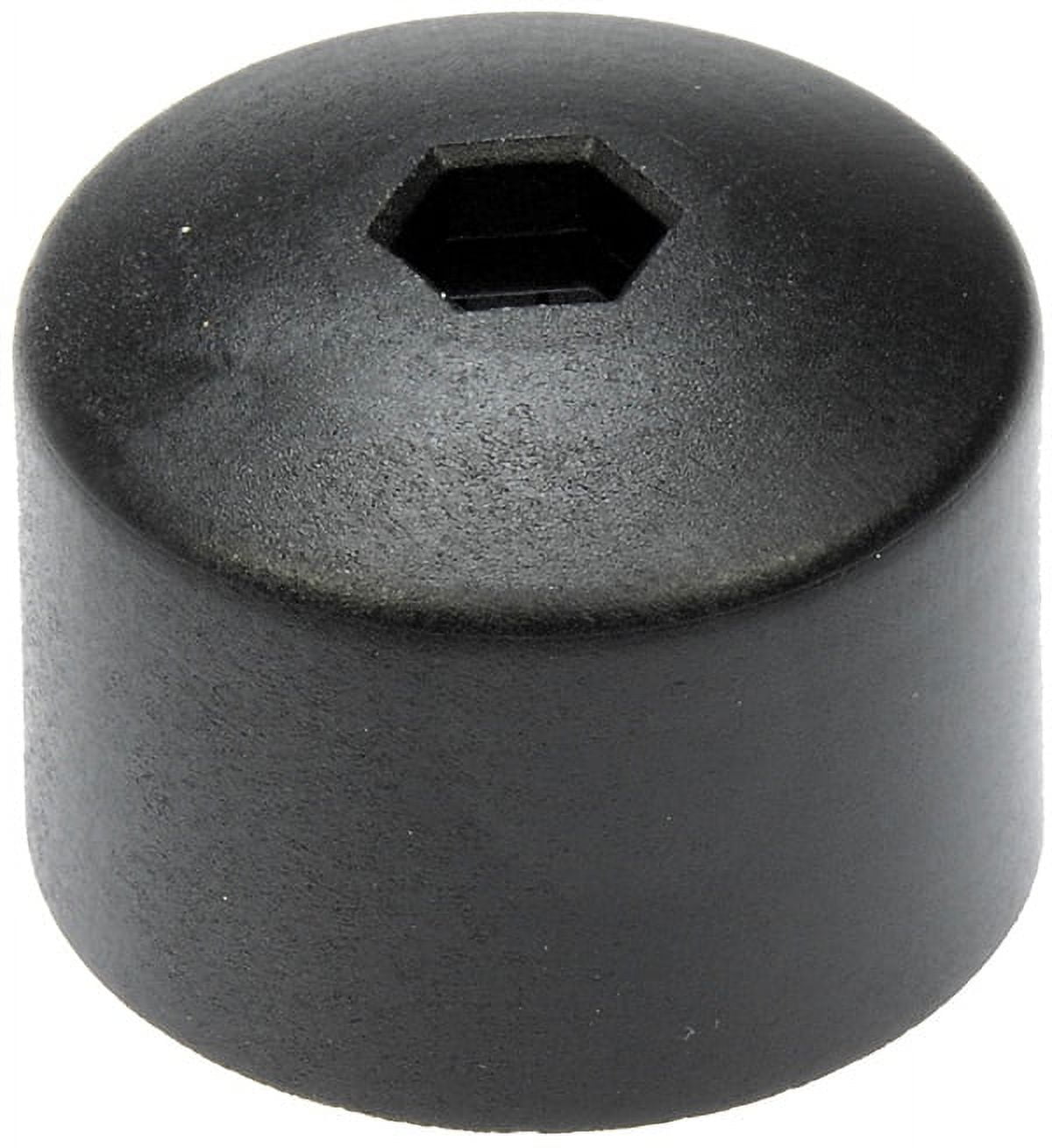 Black Wheel Nut Cover, Push Type - Walmart.com