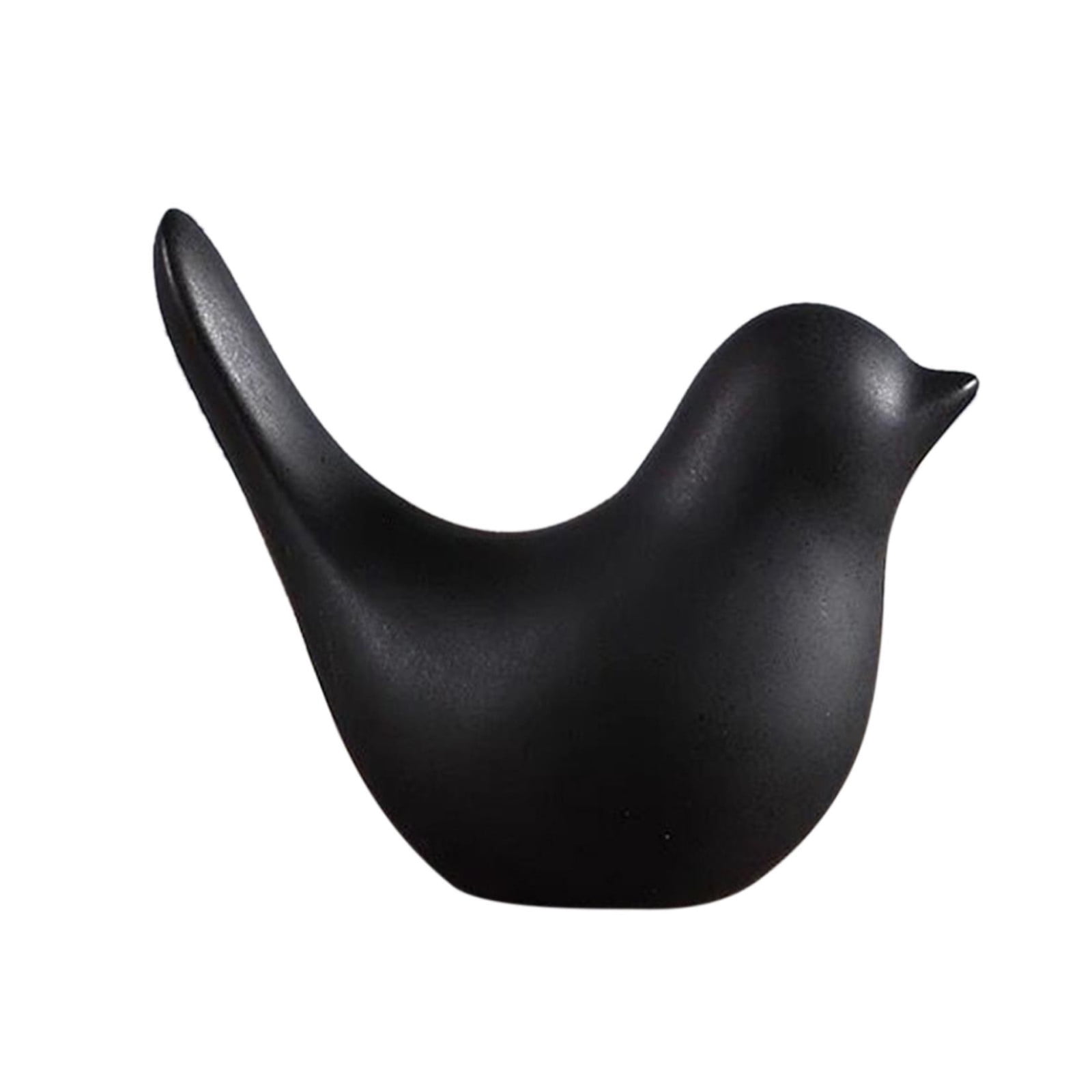 Black White Ceramic Bird Ornaments Modern Minimalist Desktop Living ...