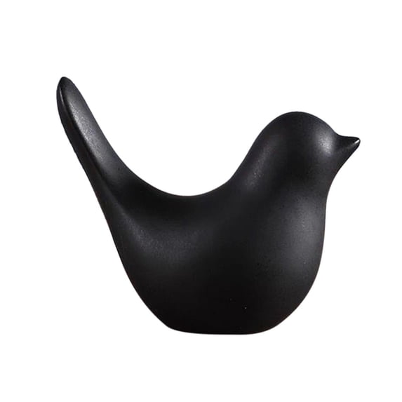 Black White Ceramic Bird Ornaments Modern Minimalist Desktop Living ...