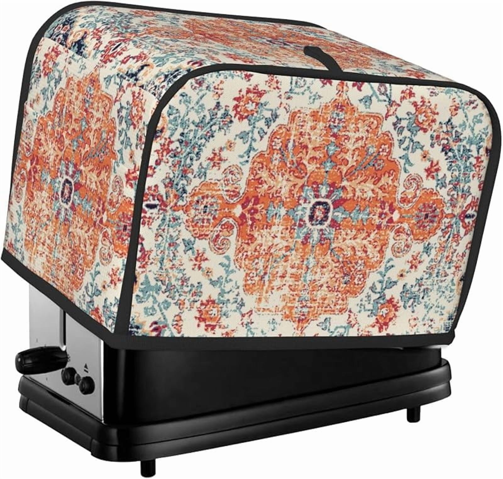 Black White Checkered 2 Slice Toaster Cover, Waterproof Dust Cover For ...