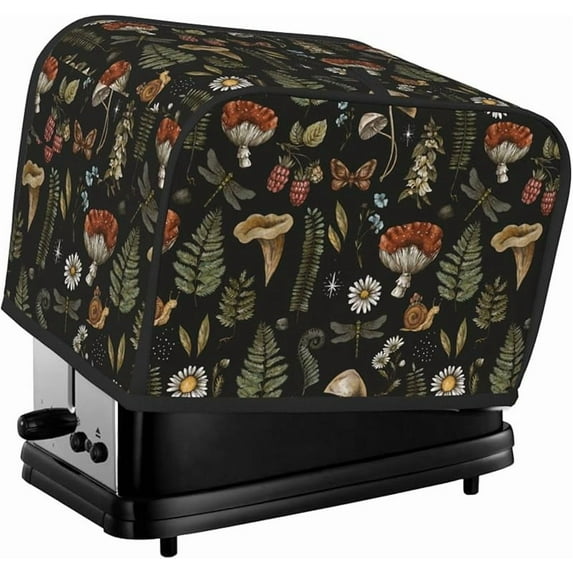 Black White Checkered 2 Slice Toaster Cover, Waterproof Dust Cover For ...