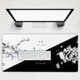 Black White Cherry Blossom Mouse Pad Extended 3XL Japanese Sakura Death ...