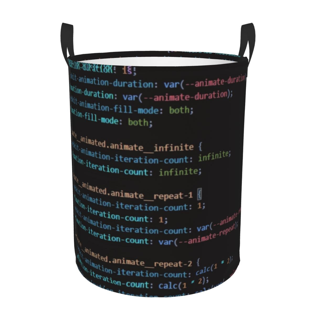 Black White Circuit Board Laundry Basket Foldable Computer Motherboard ...