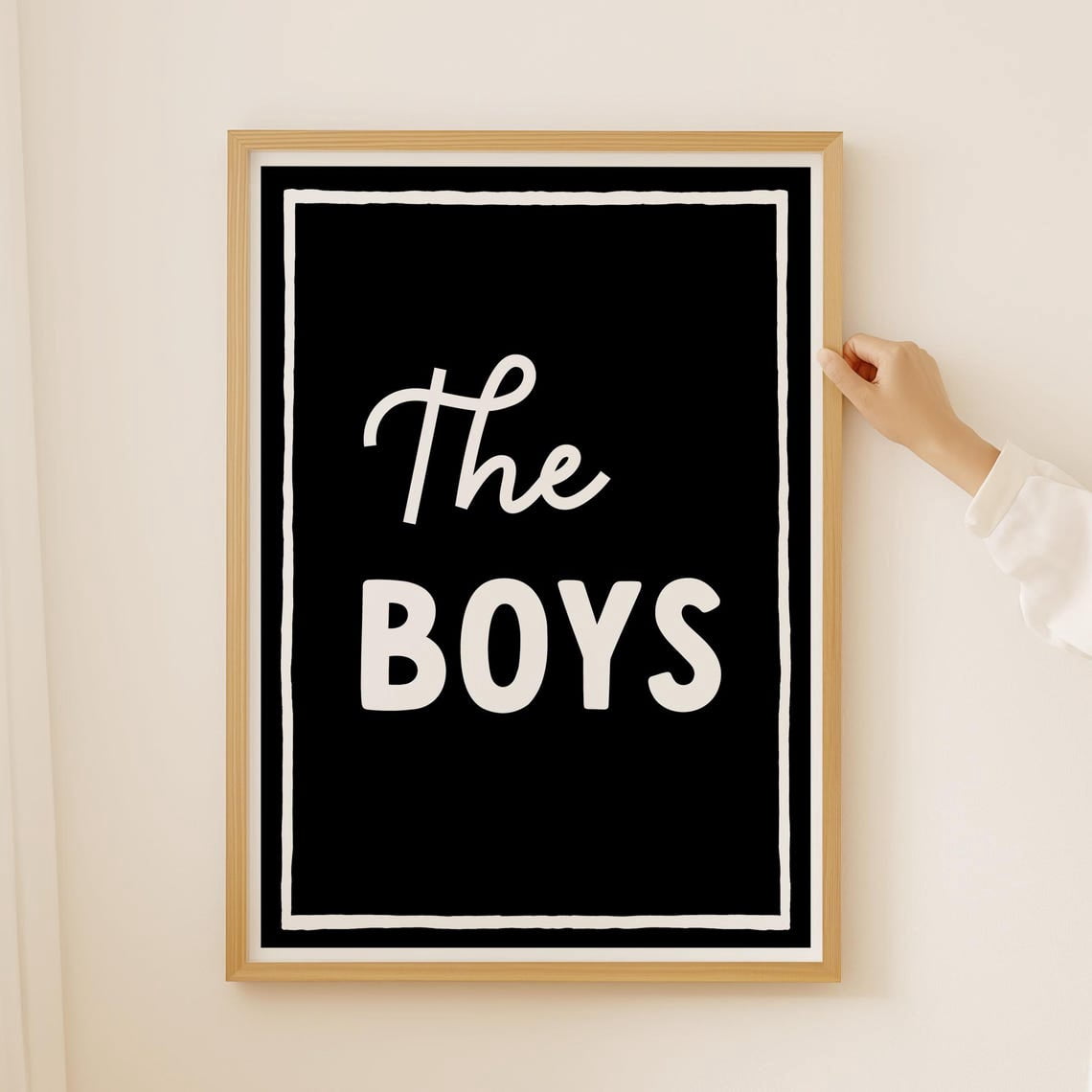 Black,White Cool Boys Boy Room Print, Modern Nursery Decor, Siblings ...
