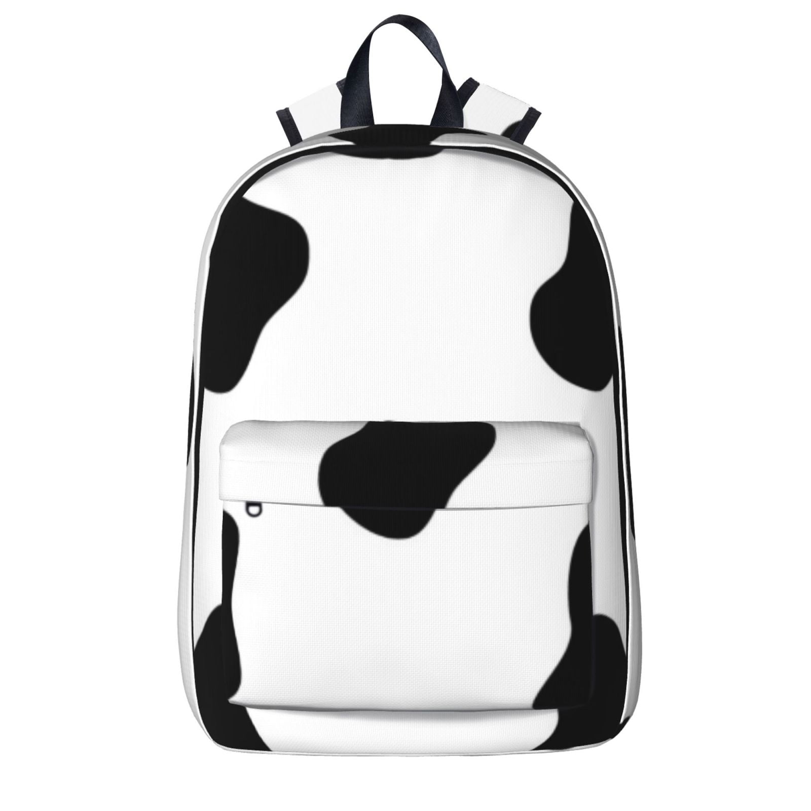 Black White Cow Print Travel Backpack for Women Men, Laptop Backpack ...
