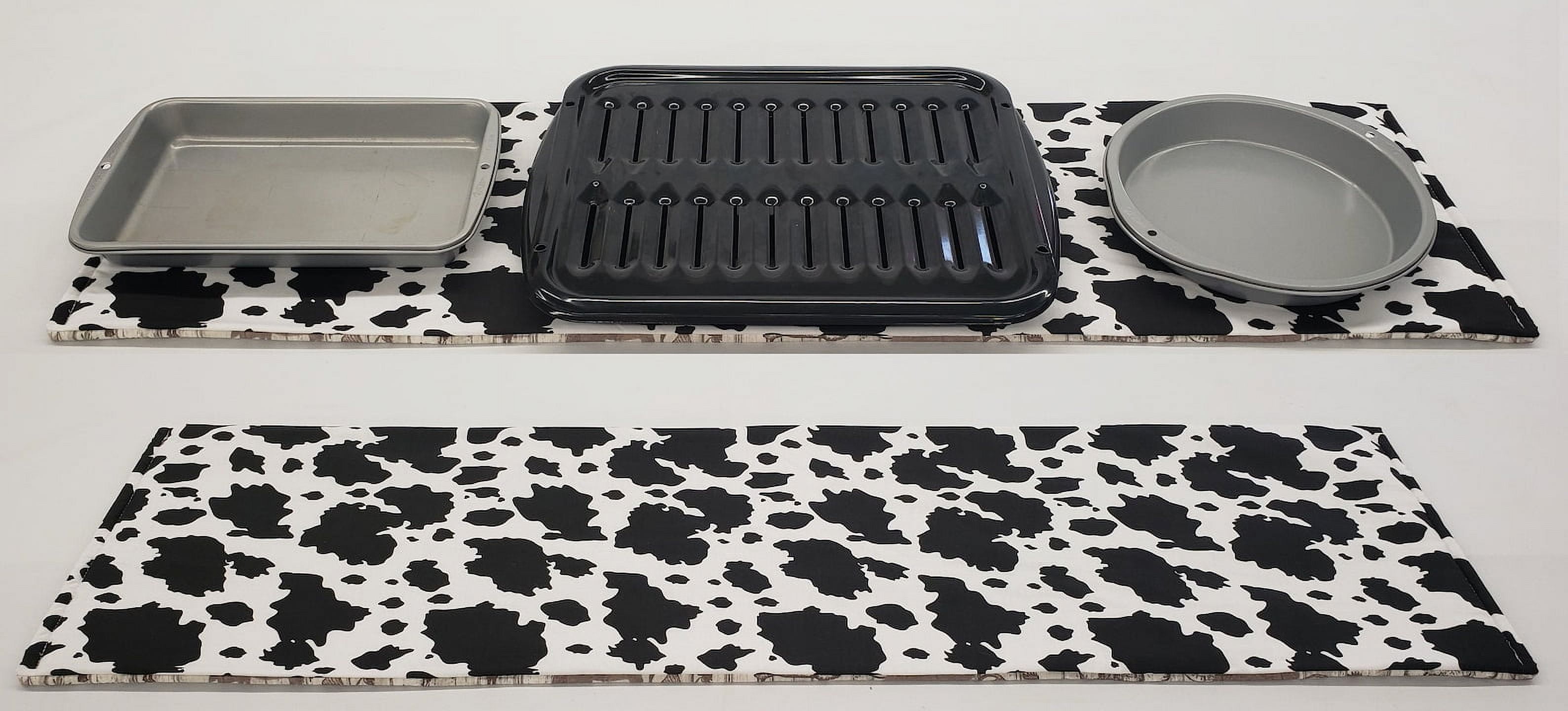 Black & White Cow Spots Hot Pads or Hot Pad Runner by Penny's Needful ...