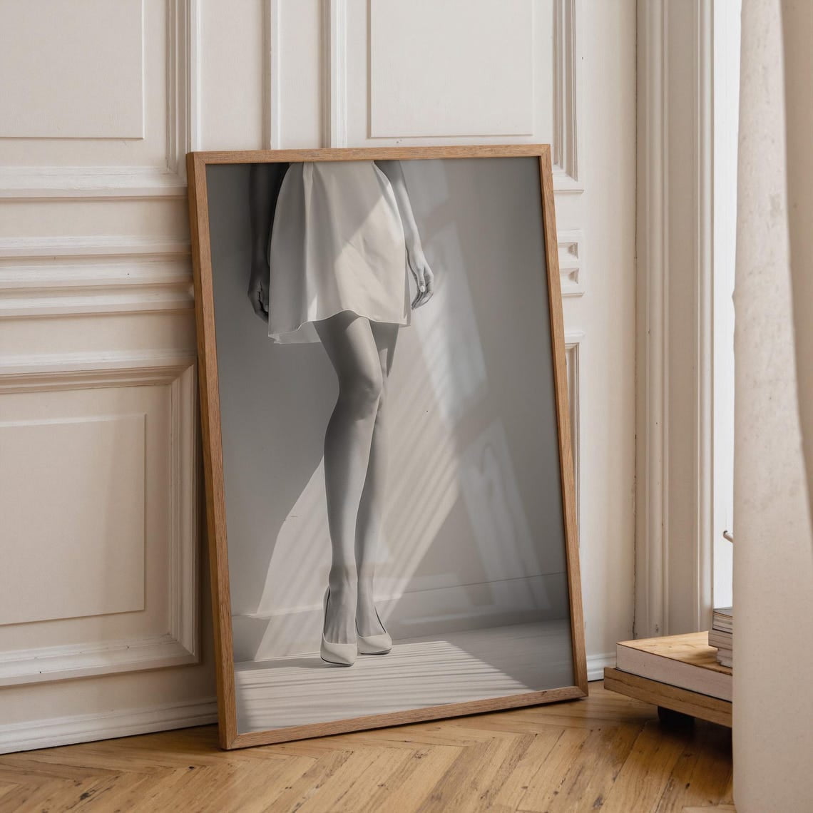 Black White Fashion Minimal Photography Wall Art Poster Unframed Paper ...