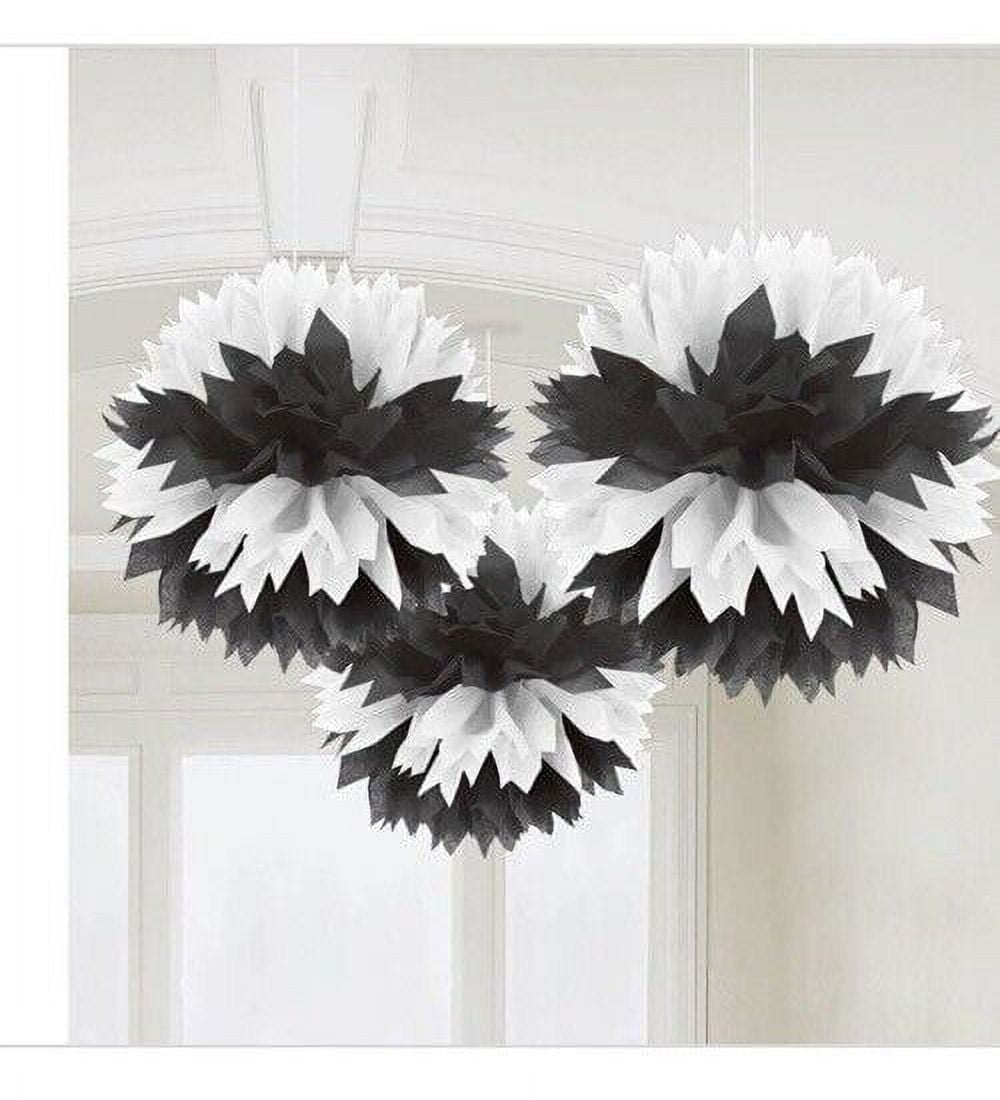 Black White Fluffy Decorations - Walmart.com