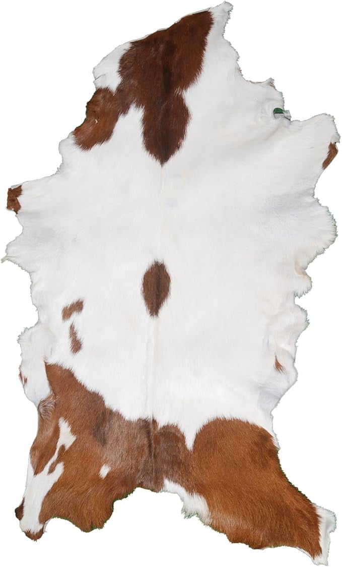 Black & White Goat Hide, Premium Goat Skin Rug, Mixed Goat Skin Hair on ...