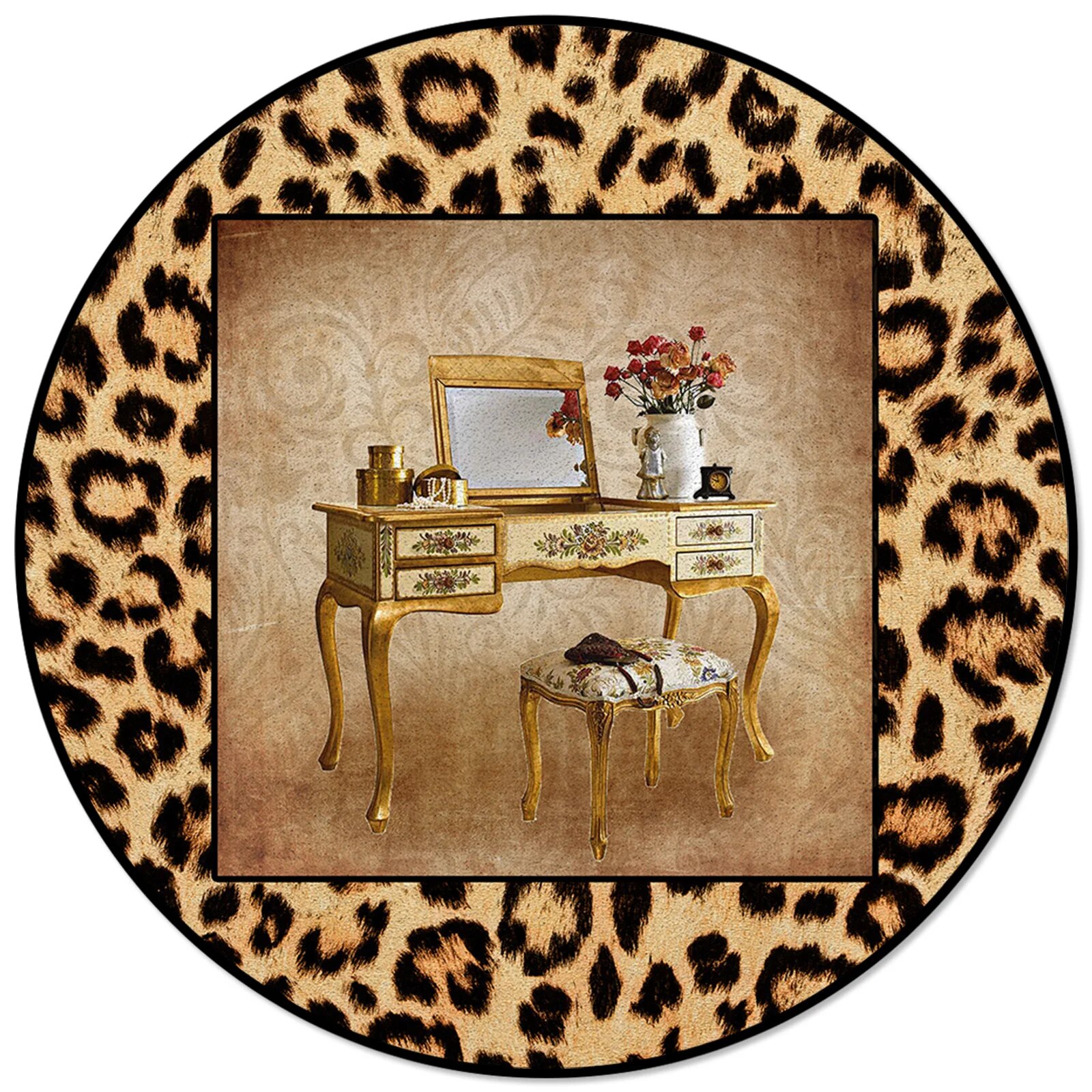 Black White Graffiti Cow Spot Pattern Rugs and Carpets for Home Living ...