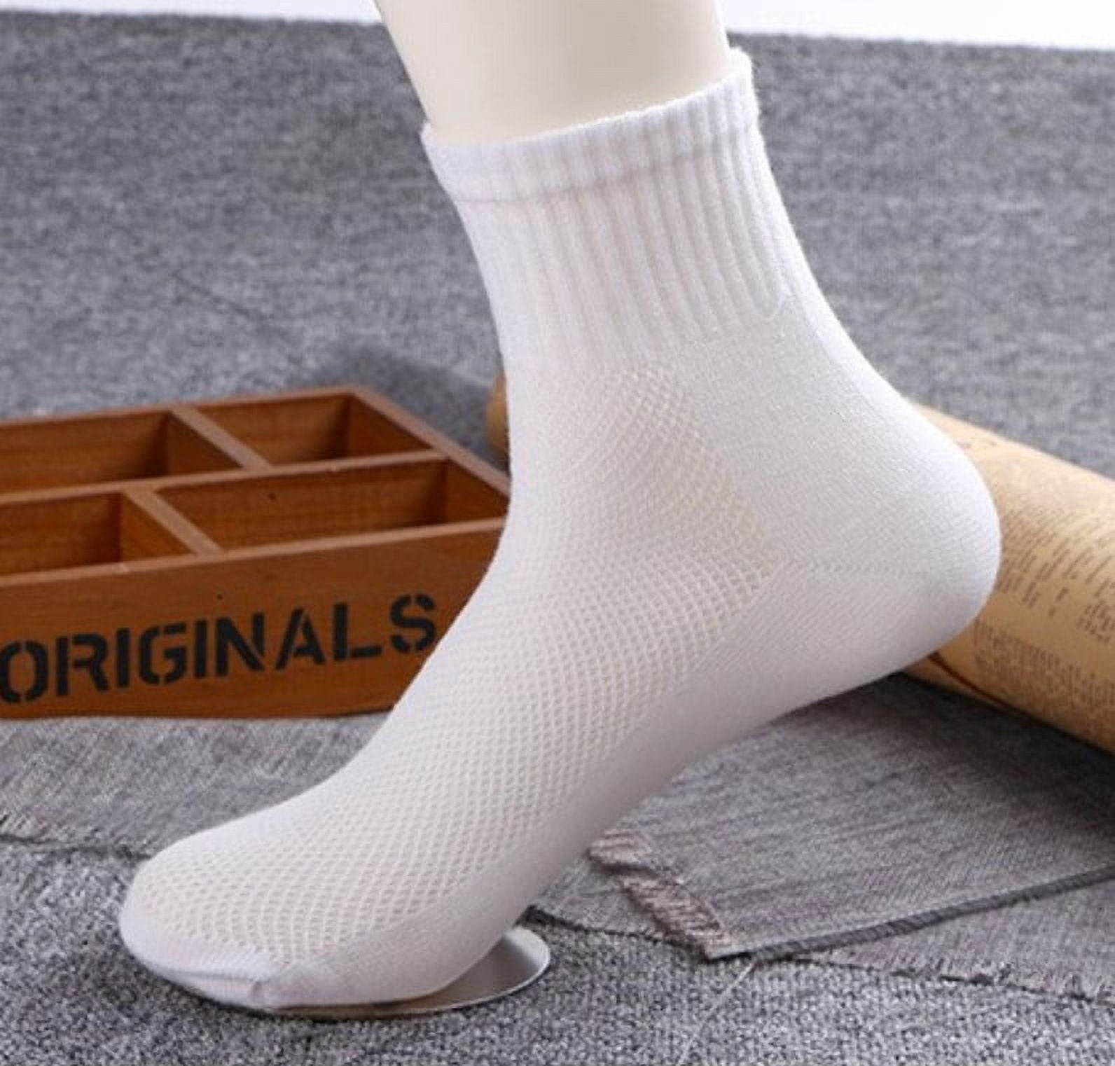 Black White Gray Mid Calf Solid Color Bathroom Trampoline Disposable ...