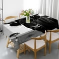 Black and White Highland Cattle with Long Horns Tablecloths for dining ...