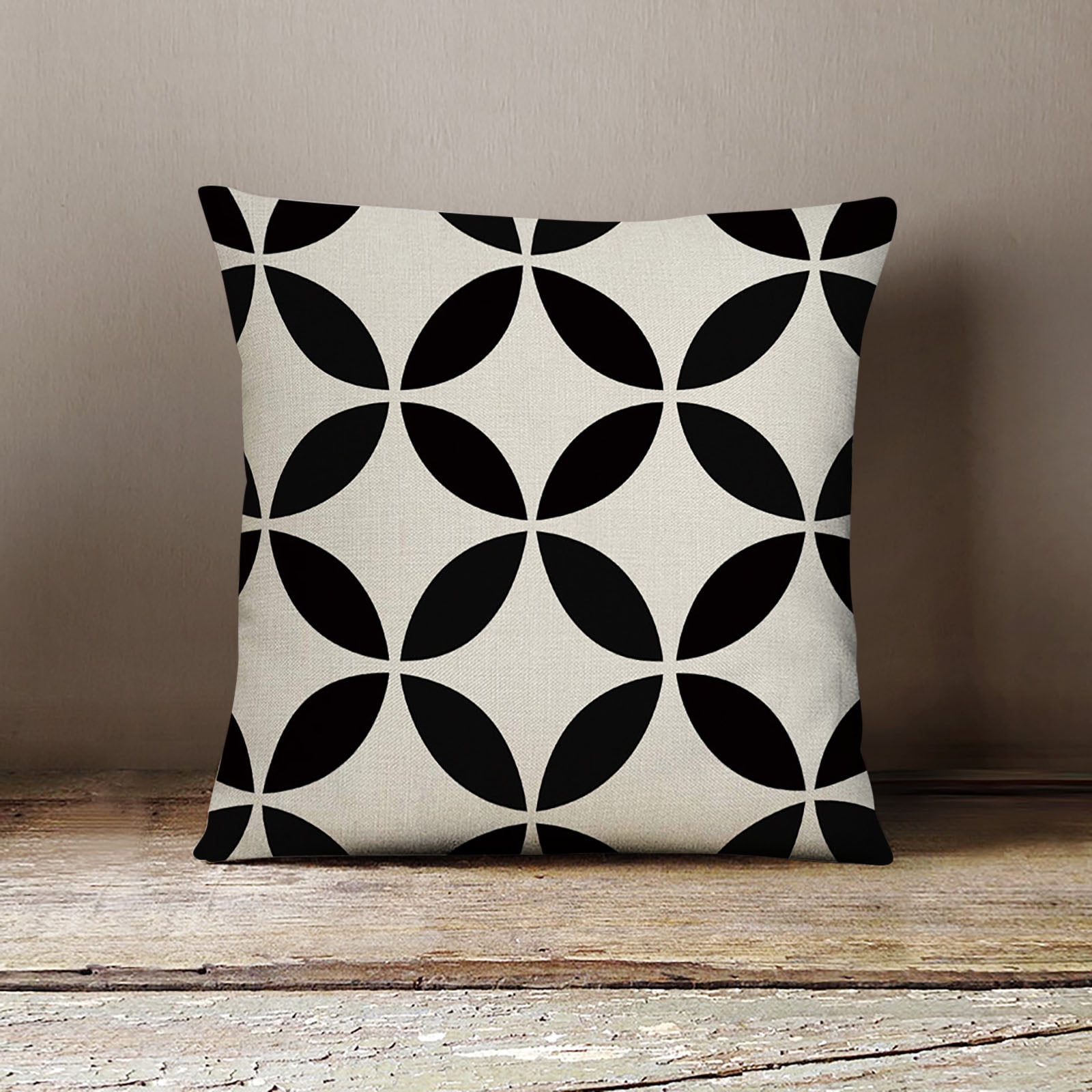 Black White Hugging Pillow Household Design Pattern Sand Pillow ...
