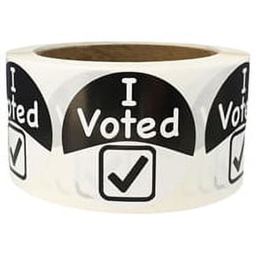 I Voted Stickers for Crafts and Events