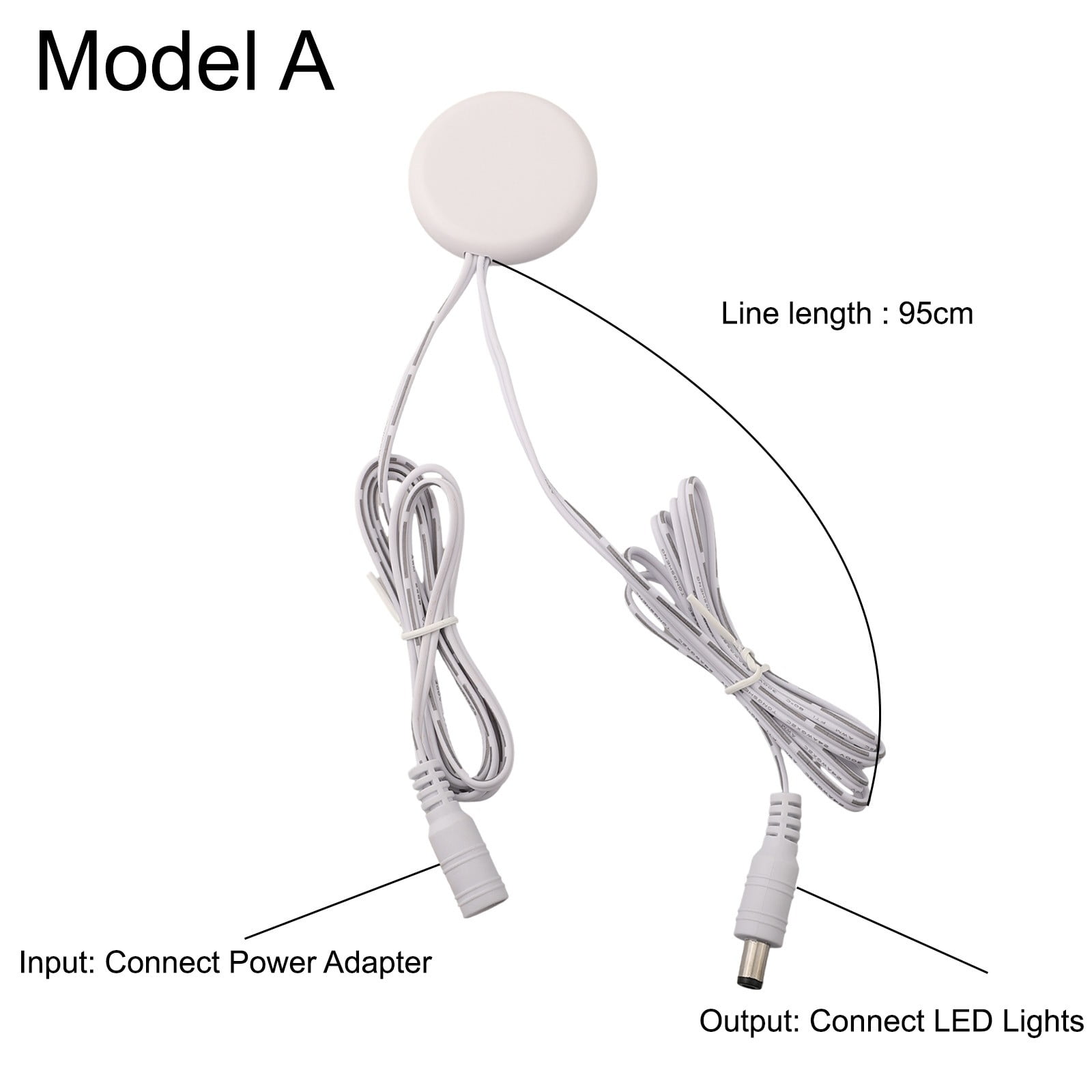 Black/White Induction Switch 12V-24V Partition Touch Sensor Switch ...
