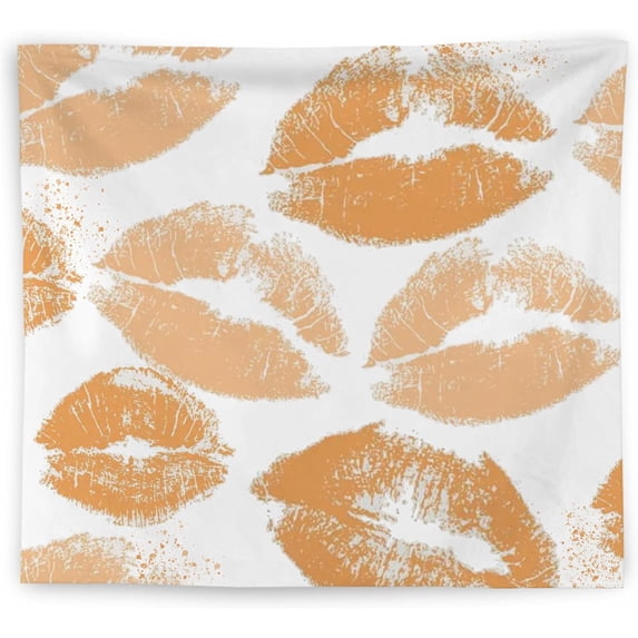 waicvis Black and White Kiss Lips Tapestry Wall Hanging, Funky Makeup ...