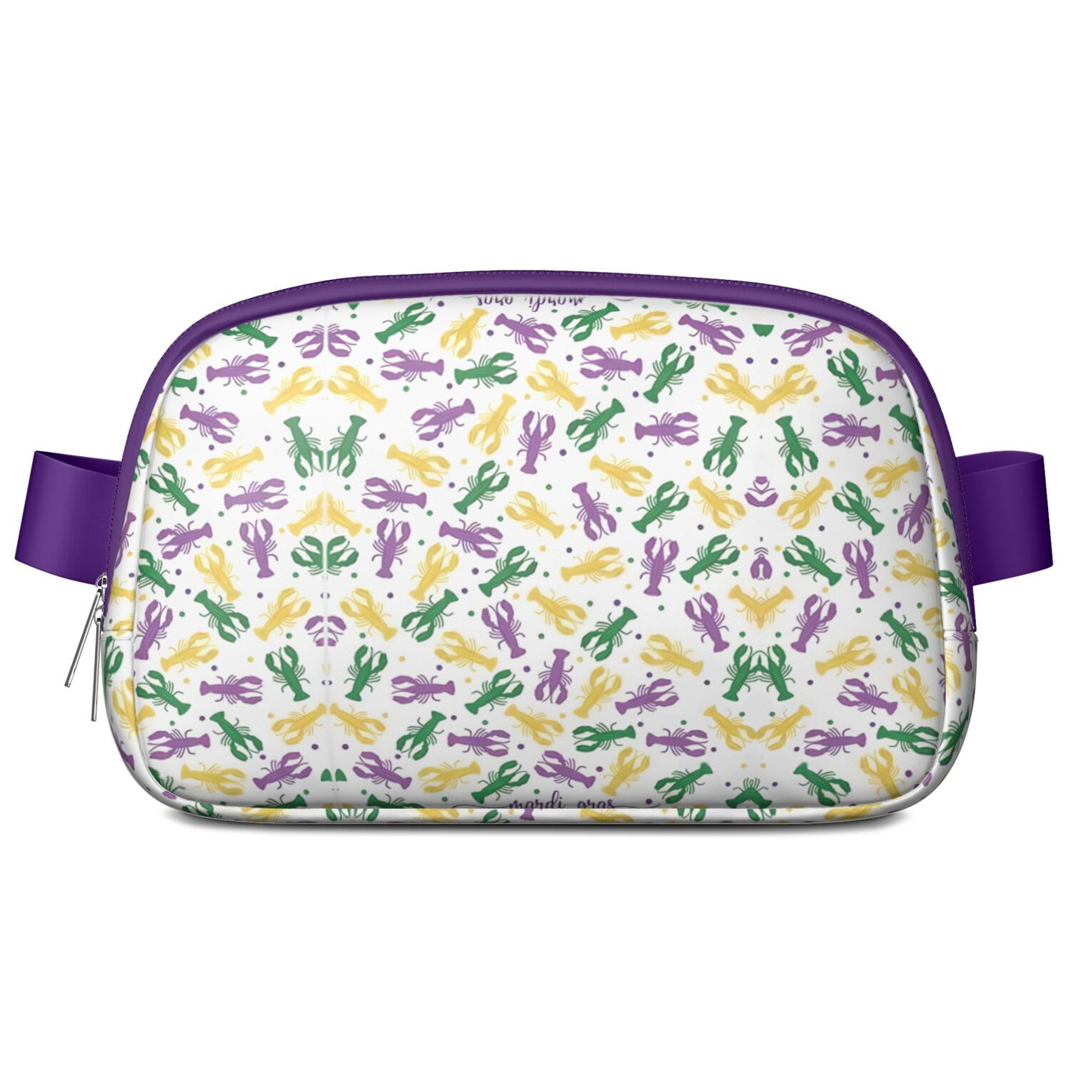 Black & White Nautical Crab Fanny Pack – Stylish Sea Life Waist Bag ...