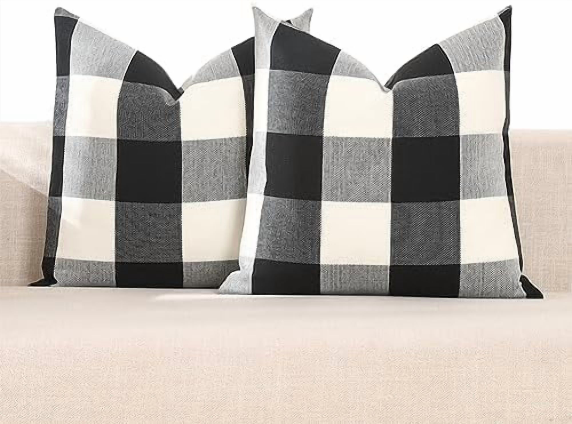 Buffalo Plaid Pillow Coversnull