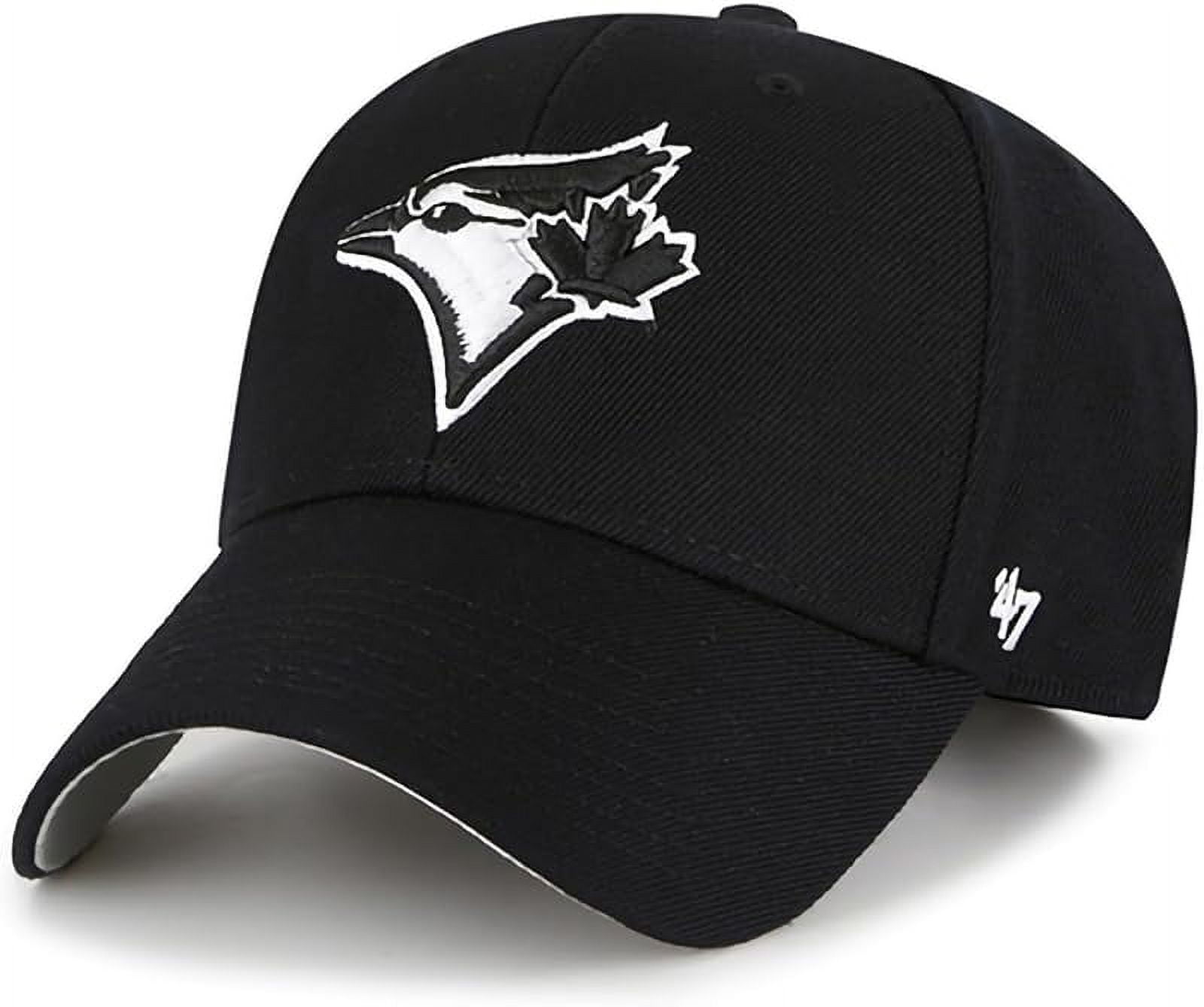 Black White Outline Primary Logo MVP Adjustable Structure Hat, Adult ...