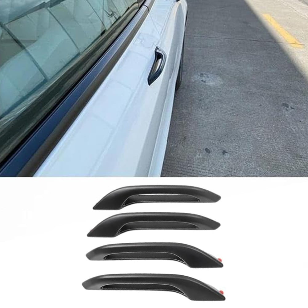 Black / White Outside Door Handle Trim Cover For Tesla Model 3 Model Y ...
