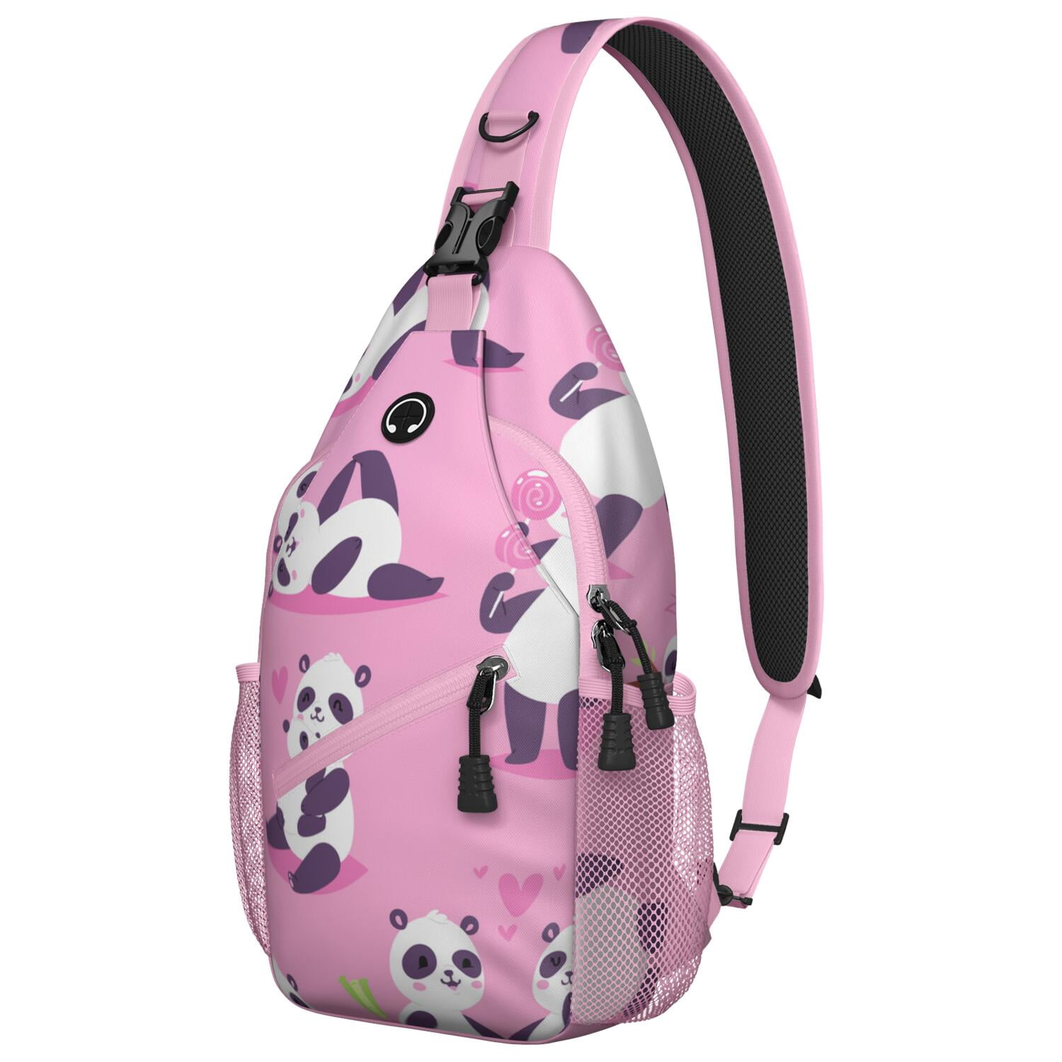Black & White Panda Backpack - Durable for School & City Exploration ...