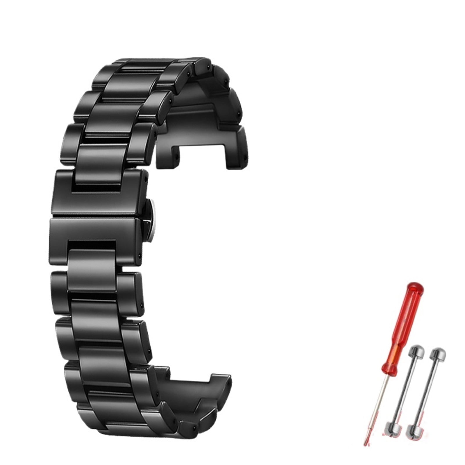 Black White Pearl Ceramic Watch Band Fit For Mk Women's Bracelet MK6985 ...