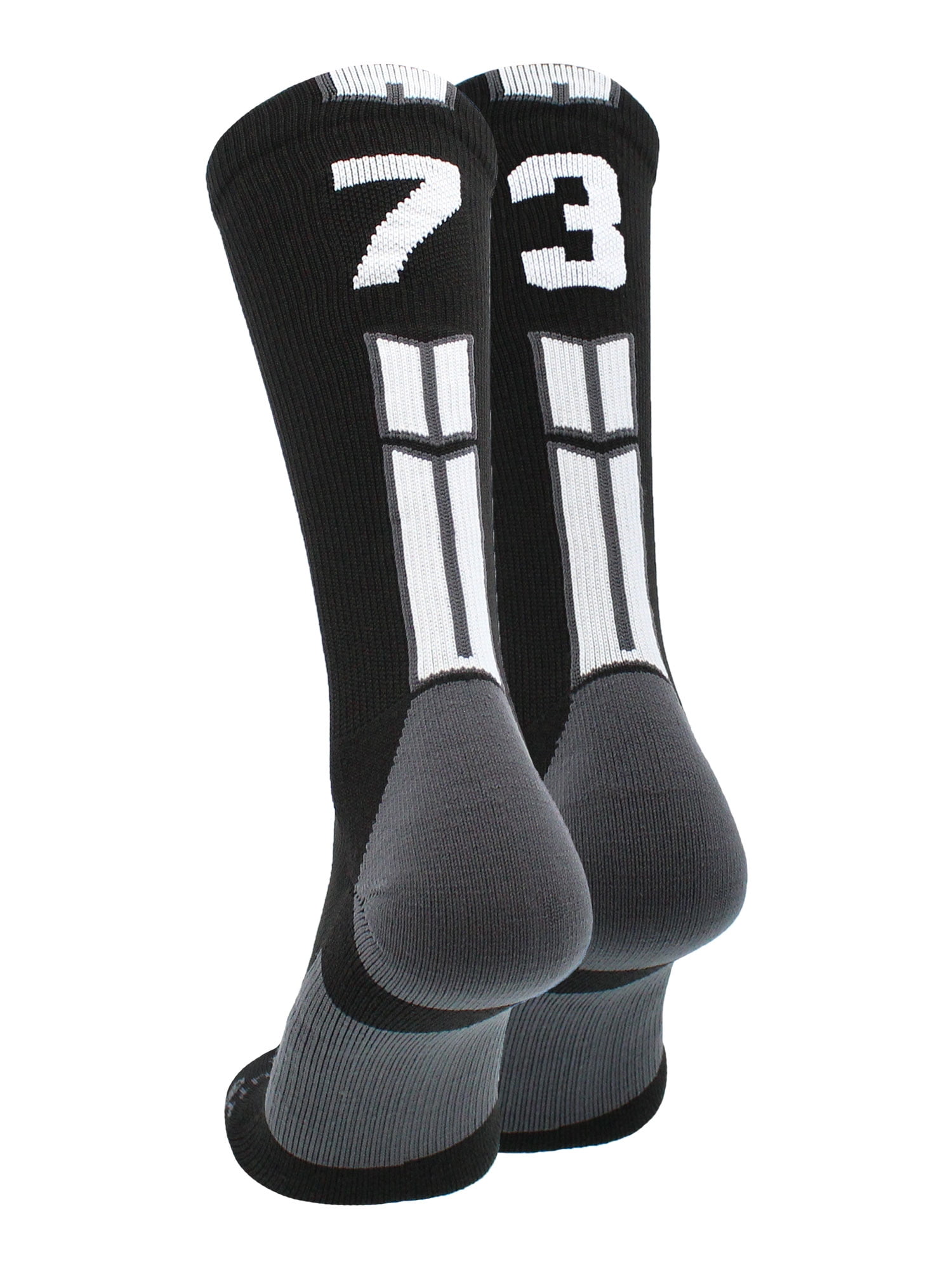 Black/White Player Id Crew Number Socks (#73, Small) - Walmart.com