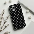 Black White Polka Dot Phone Case Classic Spot Pattern Gift 17 through ...