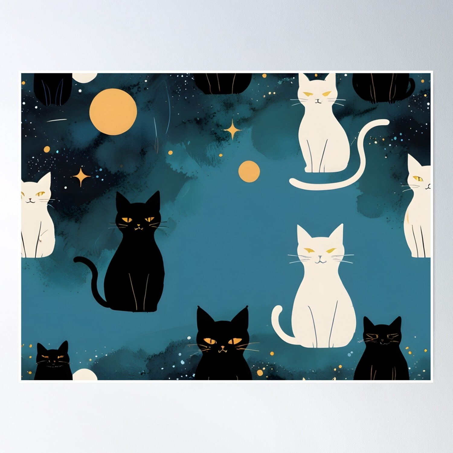 Black & White Poster Wall Art Modern Wall Decor Wall Art Home Decor ...