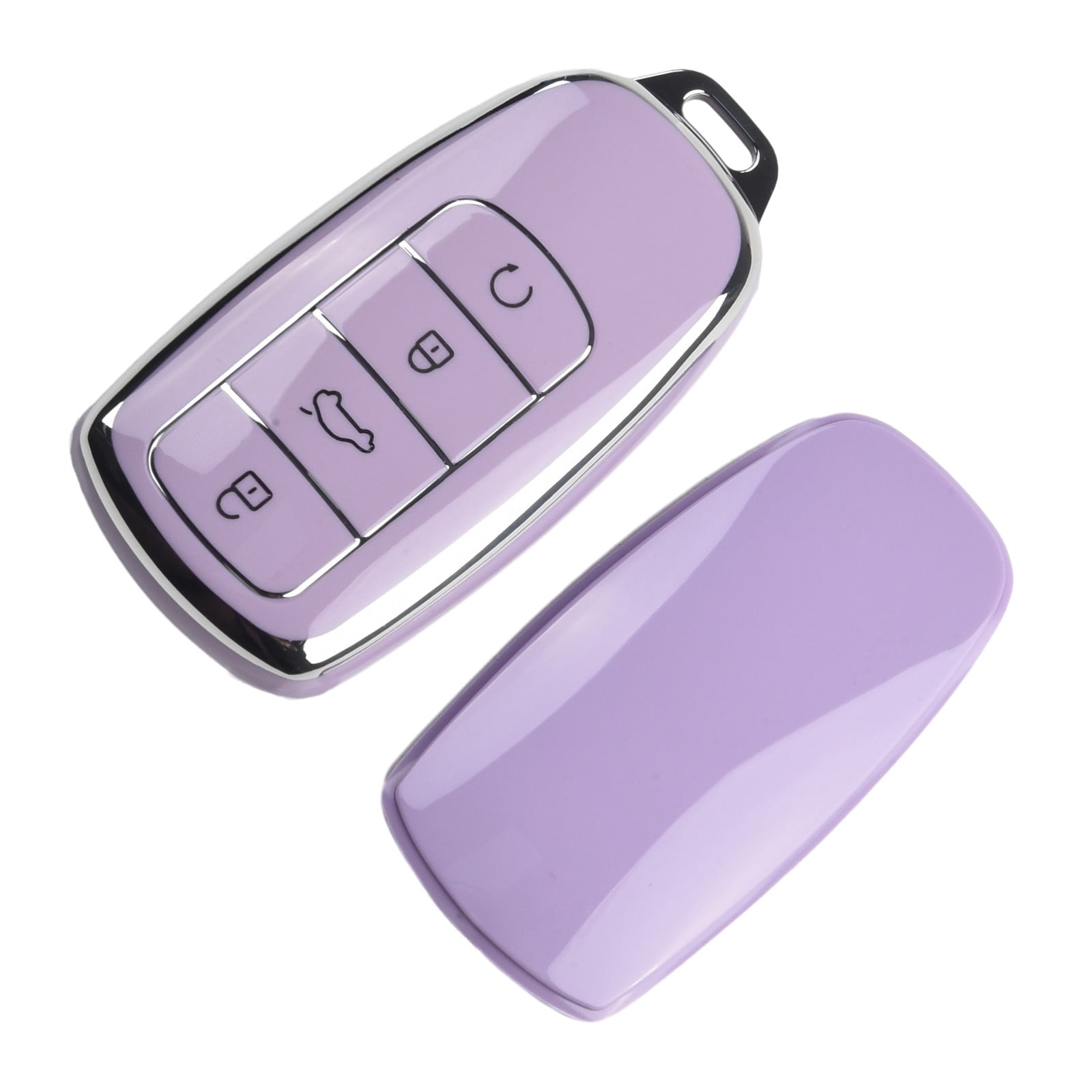 Black White Purple Car Key Cover Replacement Accessories Spare Parts ...