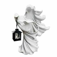 YTC SUMMIT 7 Inch Cream Toned Cold Cast Resin "Water & Moon Kuan Yin ...