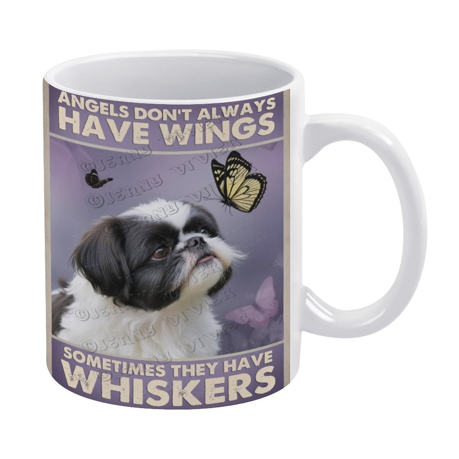 Black White Shih Tzu Mug,Gifts for Pet Lovers - Tea Cup - Personalized ...