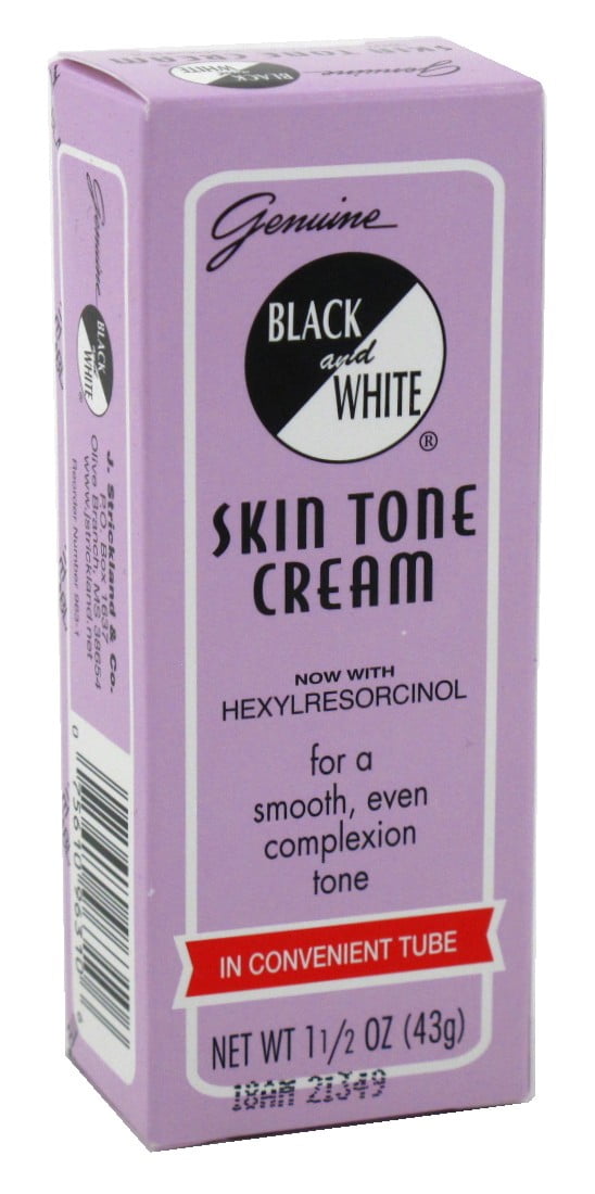 Black & White Skin Tone Cream, Reduces Discoloration, Smooth Complexion ...