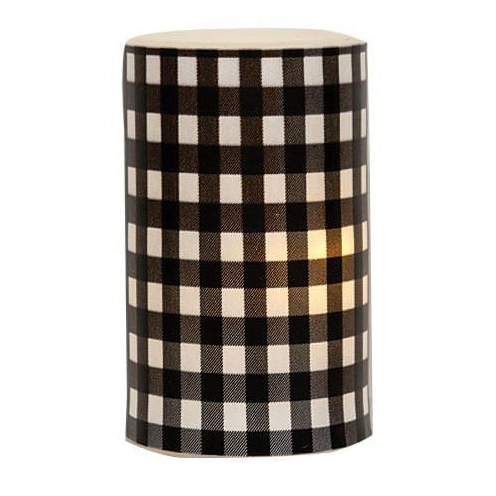 Black & White Small Buffalo Check Pillar 3x5" - Walmart.com
