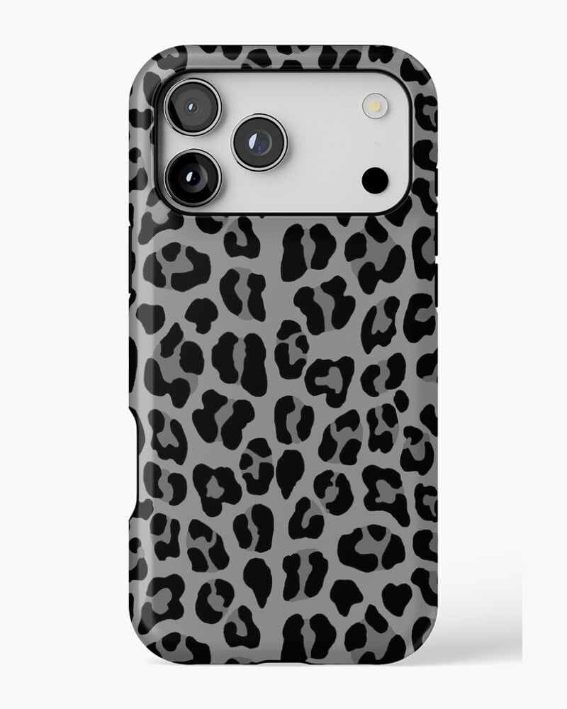 Black White Snow Leopard Cheetah Pattern | Wild Animal Print H1317 ...