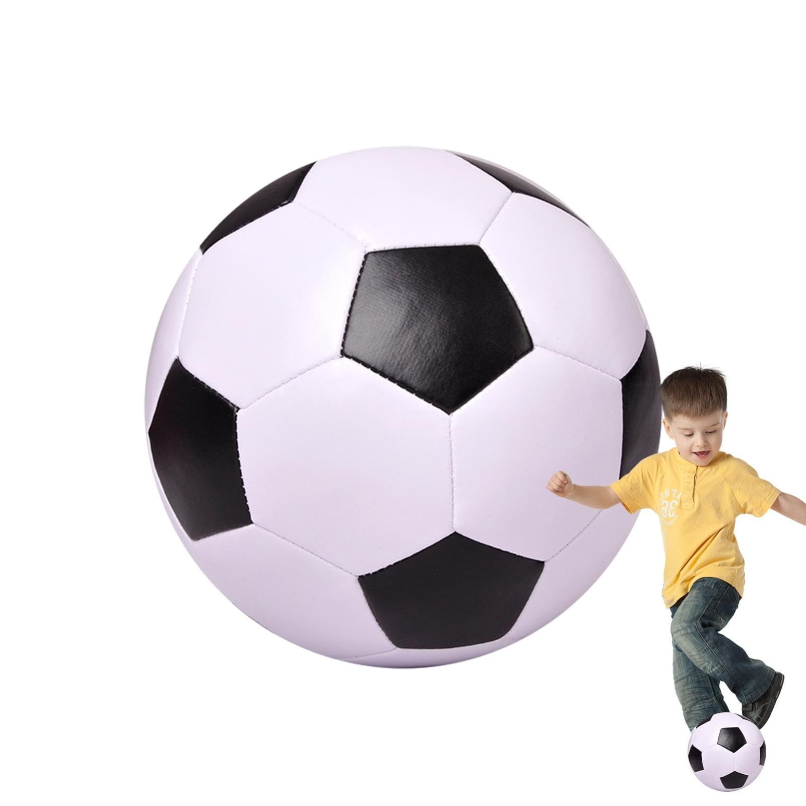 Black&White Soft Silent Soccer Ball - No Inflation, Soft Texture for ...